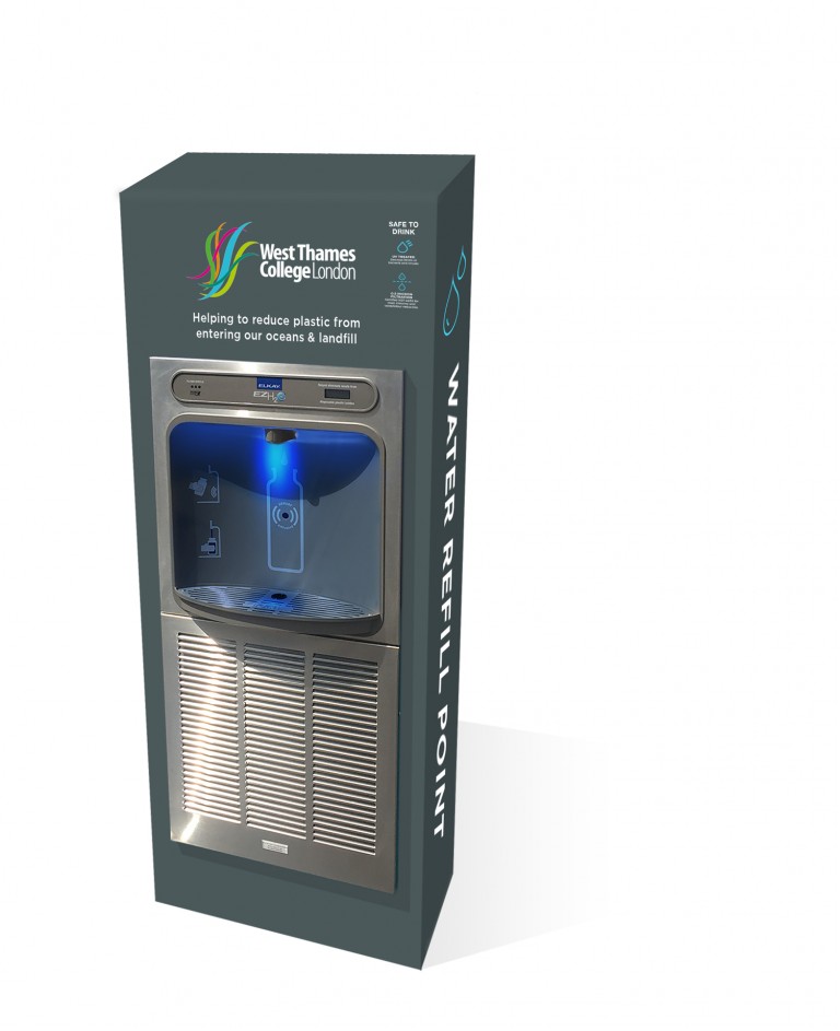 ECO-UV GENIE TOUCH FREE REFILL STATION NON-CHILL - MIW Water Cooler Experts