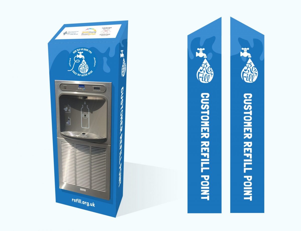 Filtered Water Bottle Refill Station installed at Barry Hospital - MIW ...